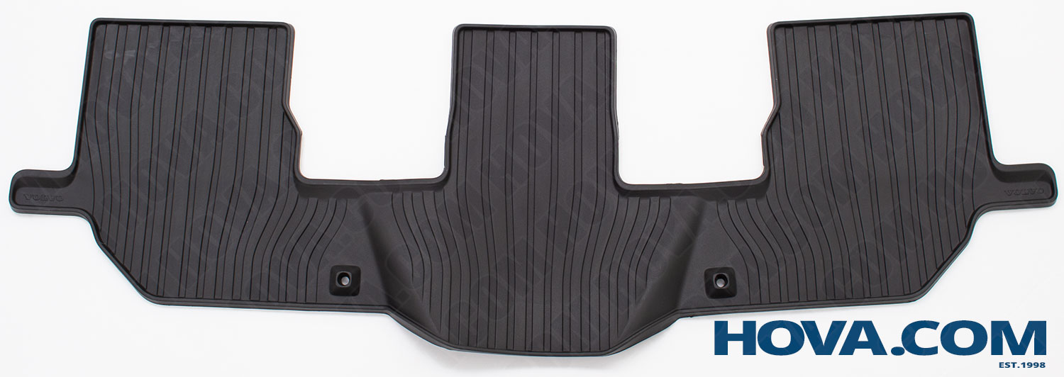 Gummimatta Svart/Mörkgrå Volvo XC90 II 7-sits 2016-> - Hova.com