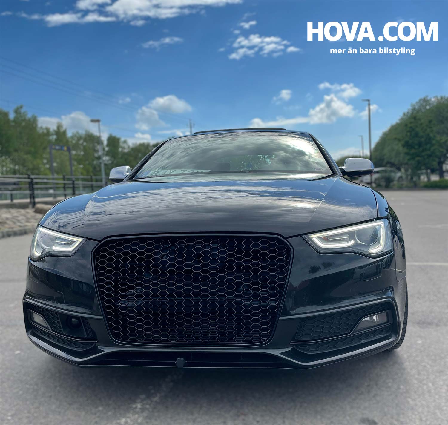 Grill RS-Look Honeycomb Audi A5 8T 2012-2016 - Hova.com