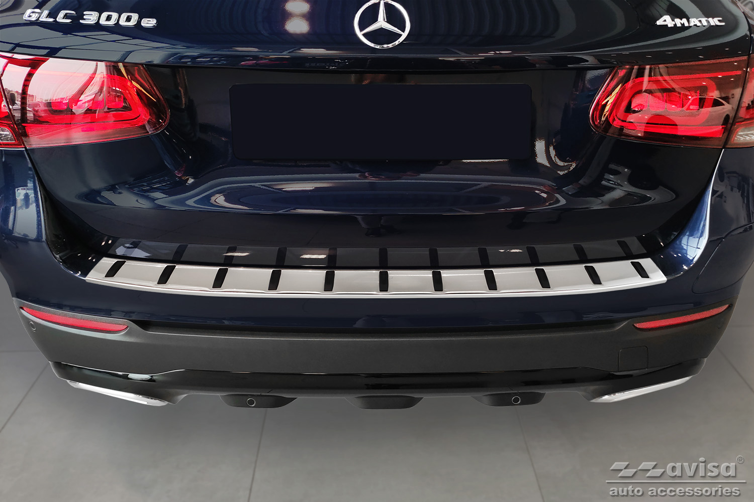 Lastskydd Hybrid Rostfri metall Mercedes GLC X253 2015-2022 - Hova.com