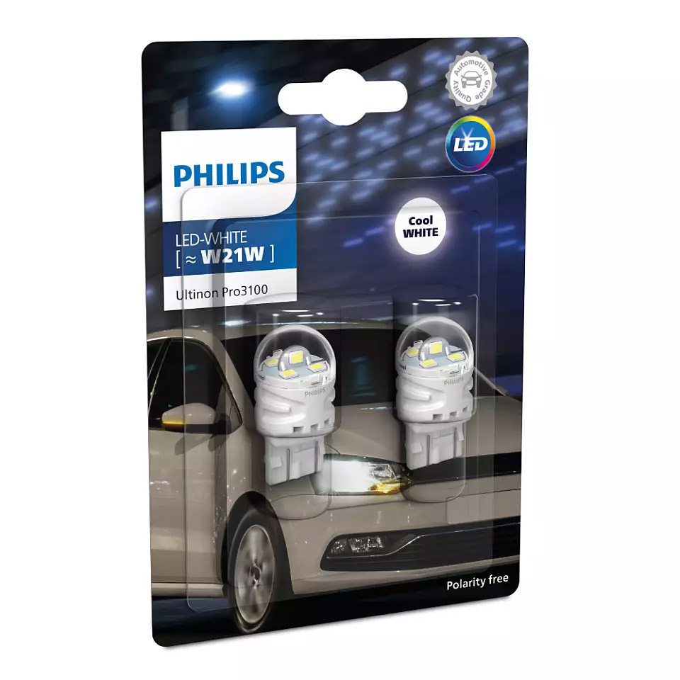 T20 W21W LED Vit lampa Philips - Hova.com