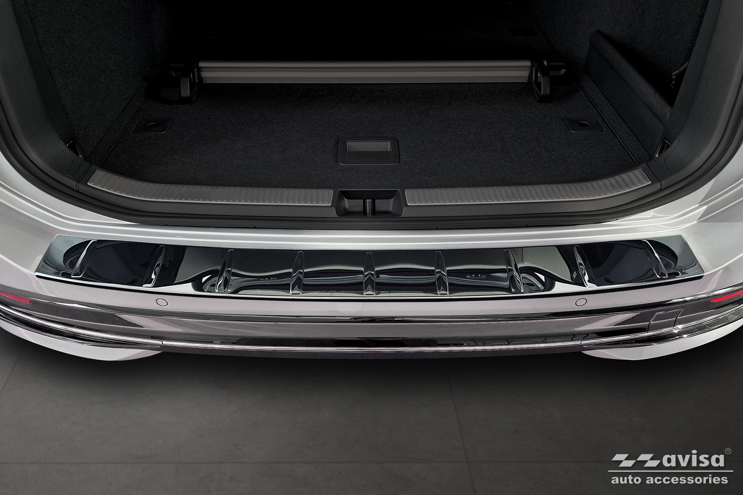 Lastskydd Rostfri Blank Svart Metall VW Passat B9 Variant 2024-> - Hova.com